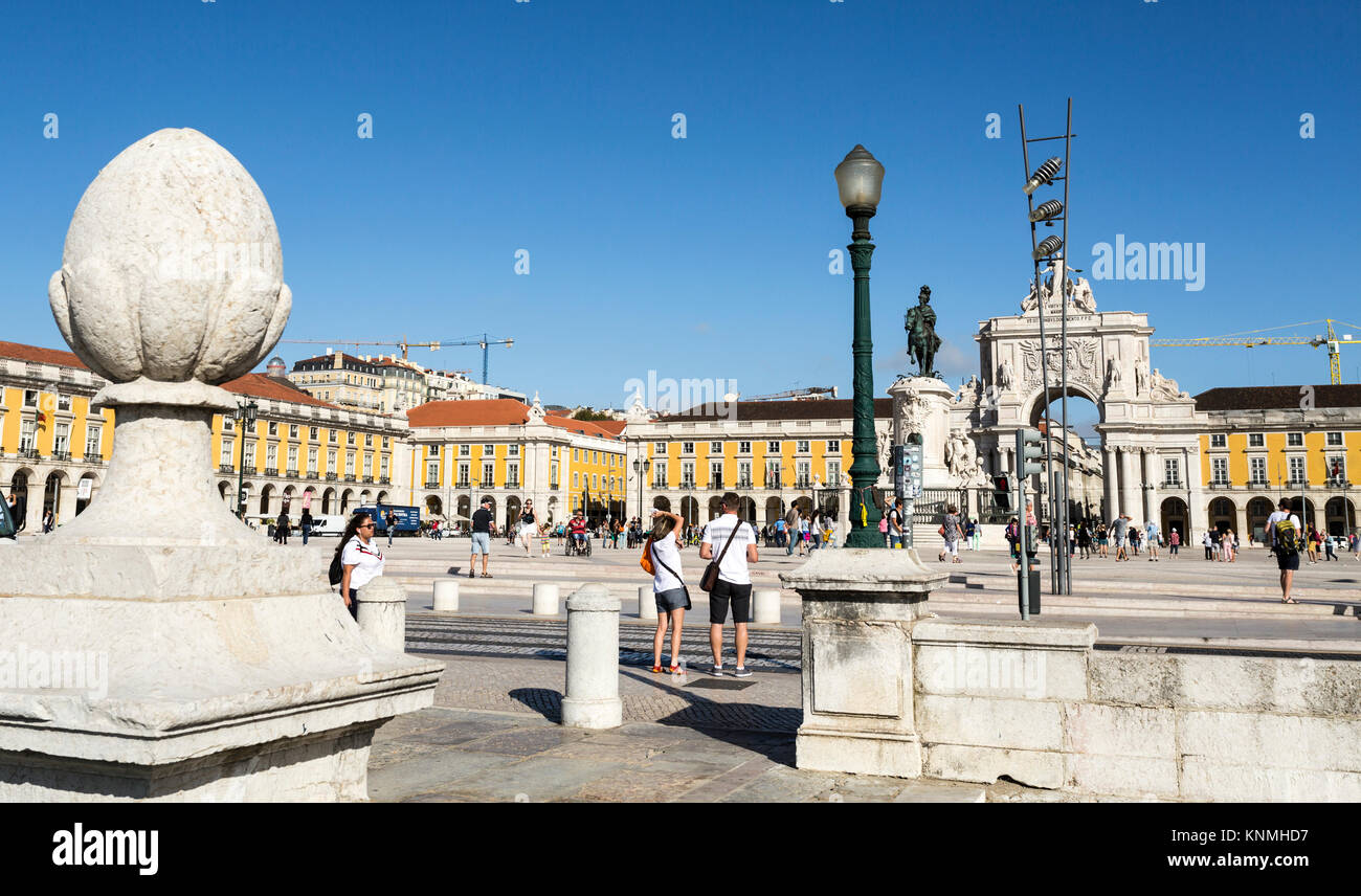 The Commerce Square on a sunny summer day is the largest square in ...