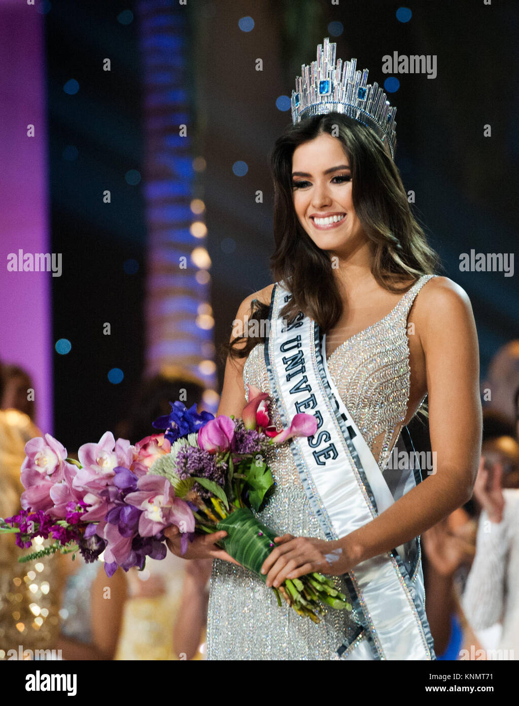 DORAL, FL - JANUARY 25: Paulina Vega, Miss Colombia 2014 is crowned the ...