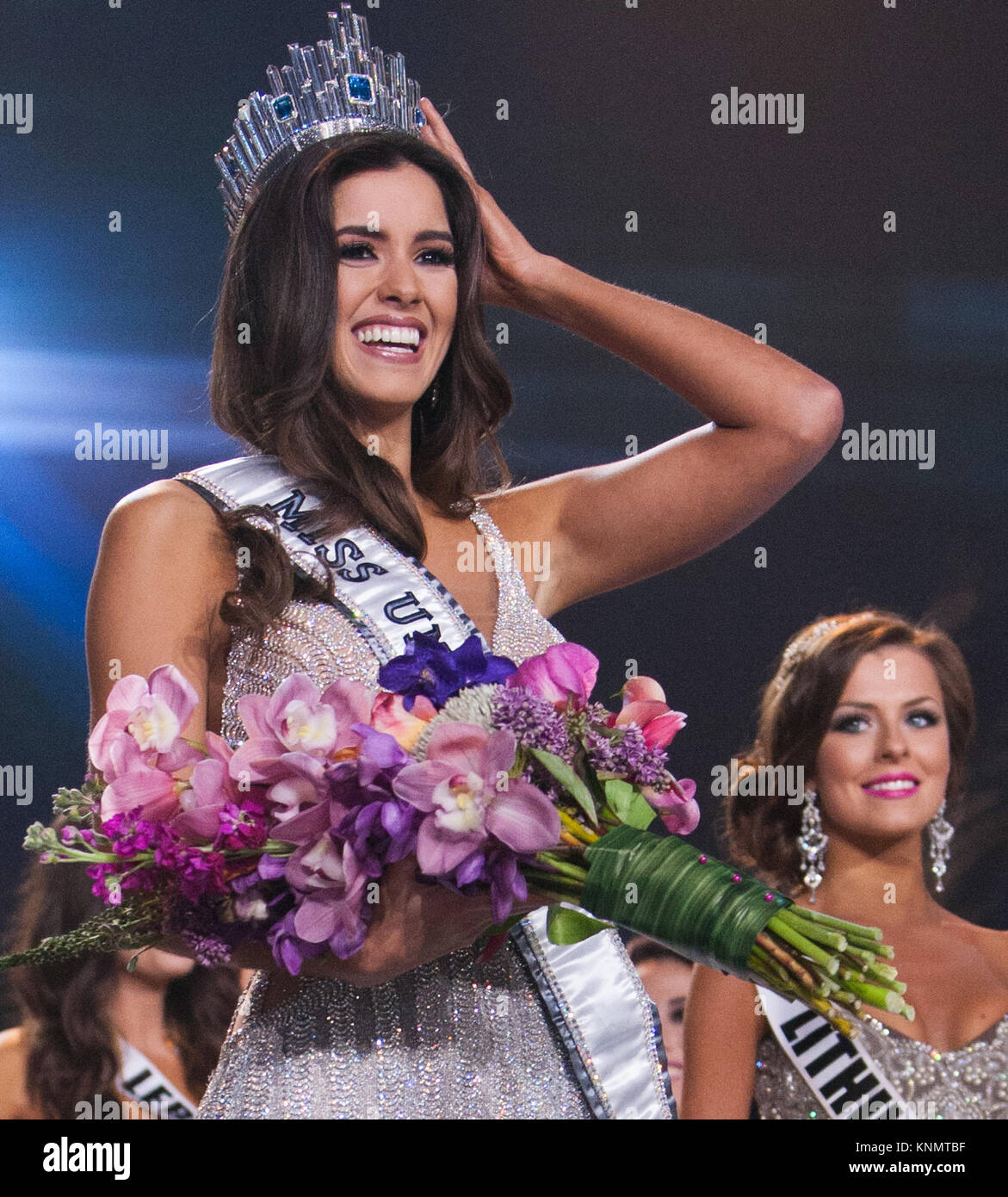 DORAL, FL - JANUARY 25: Paulina Vega, Miss Colombia 2014 is crowned the ...