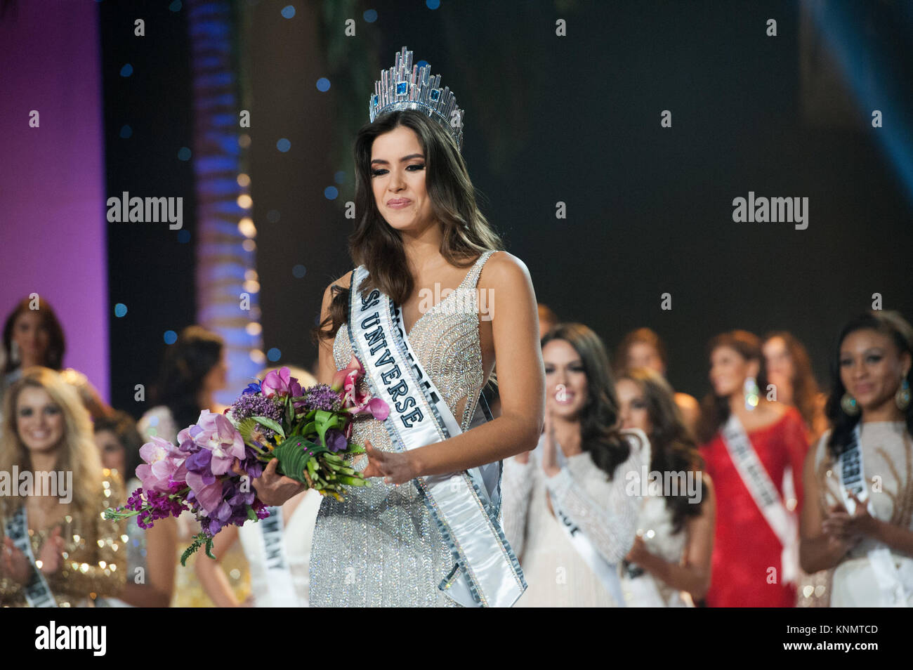 DORAL, FL - JANUARY 25: Paulina Vega, Miss Colombia 2014 is crowned the ...