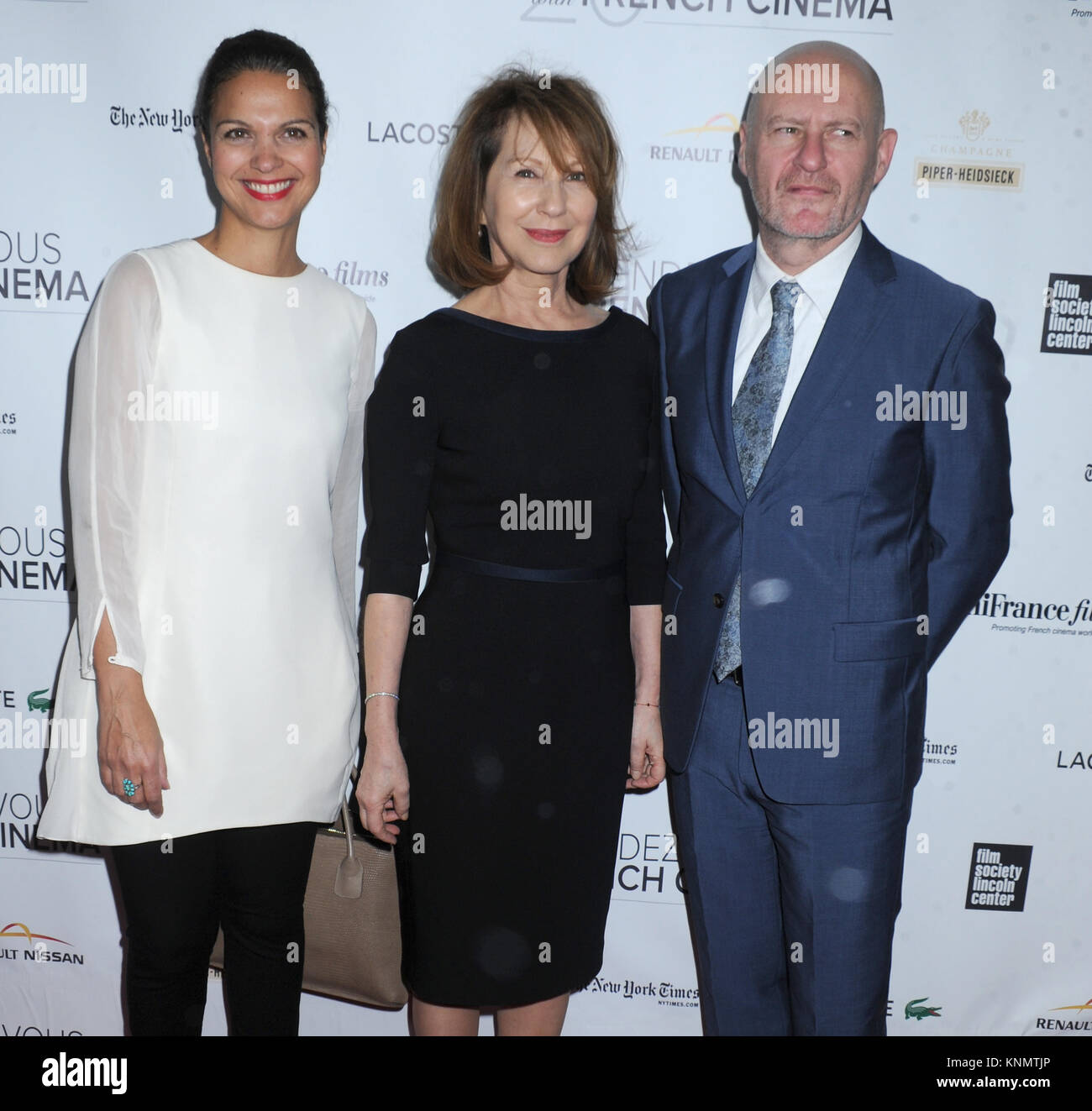 NEW YORK, NY - MARCH 06: Isabelle Giordano, Nathalie Baye, Jean-Paul ...