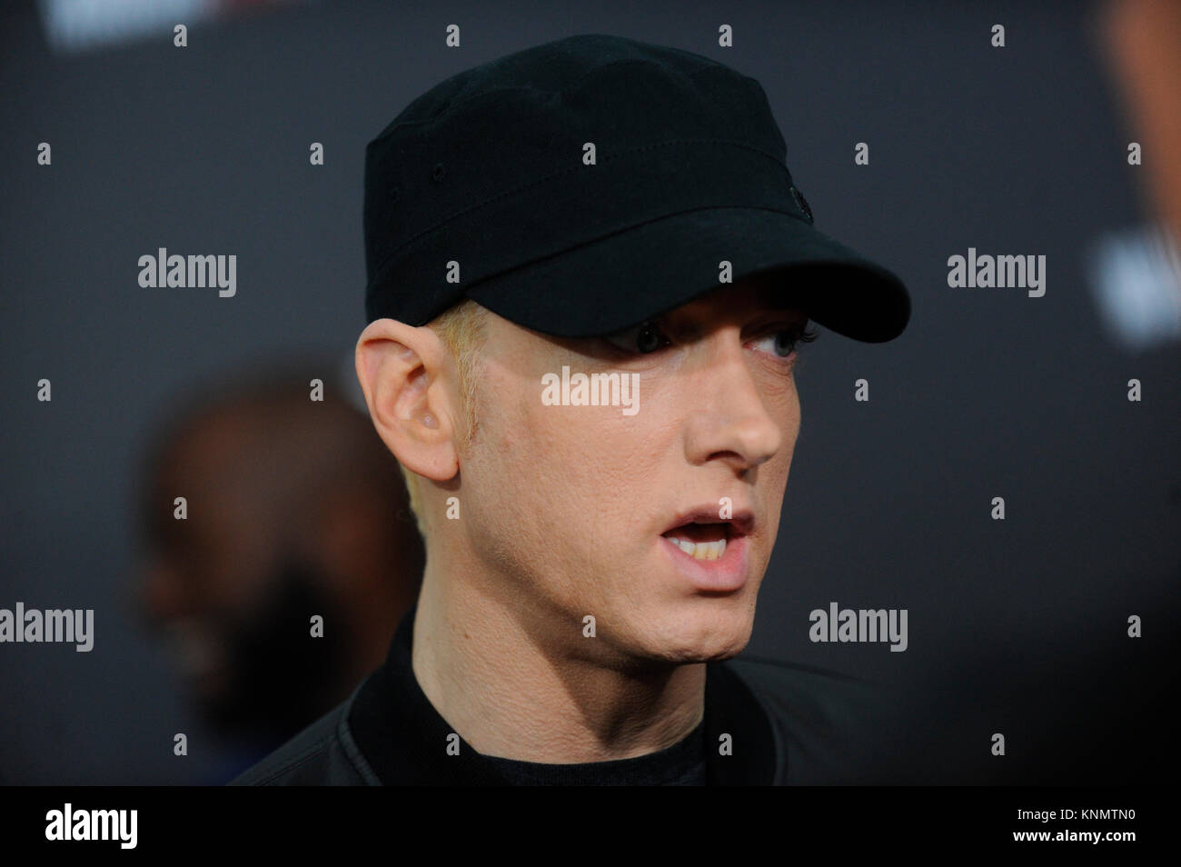 NEW YORK, NY - JULY 20: Eminem attends the 'Southpaw' New York premiere ...