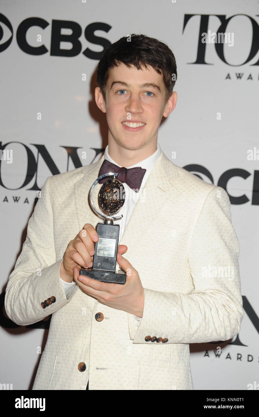NEW YORK, NY - JUNE 07: Alex Sharp attends the American Theatre Wing's ...