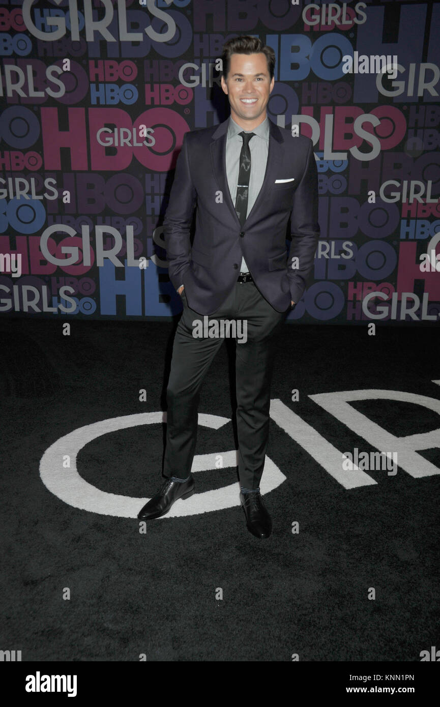 NEW YORK, NY - JANUARY 05: Andrew Rannells attends the 'Girls' Season ...