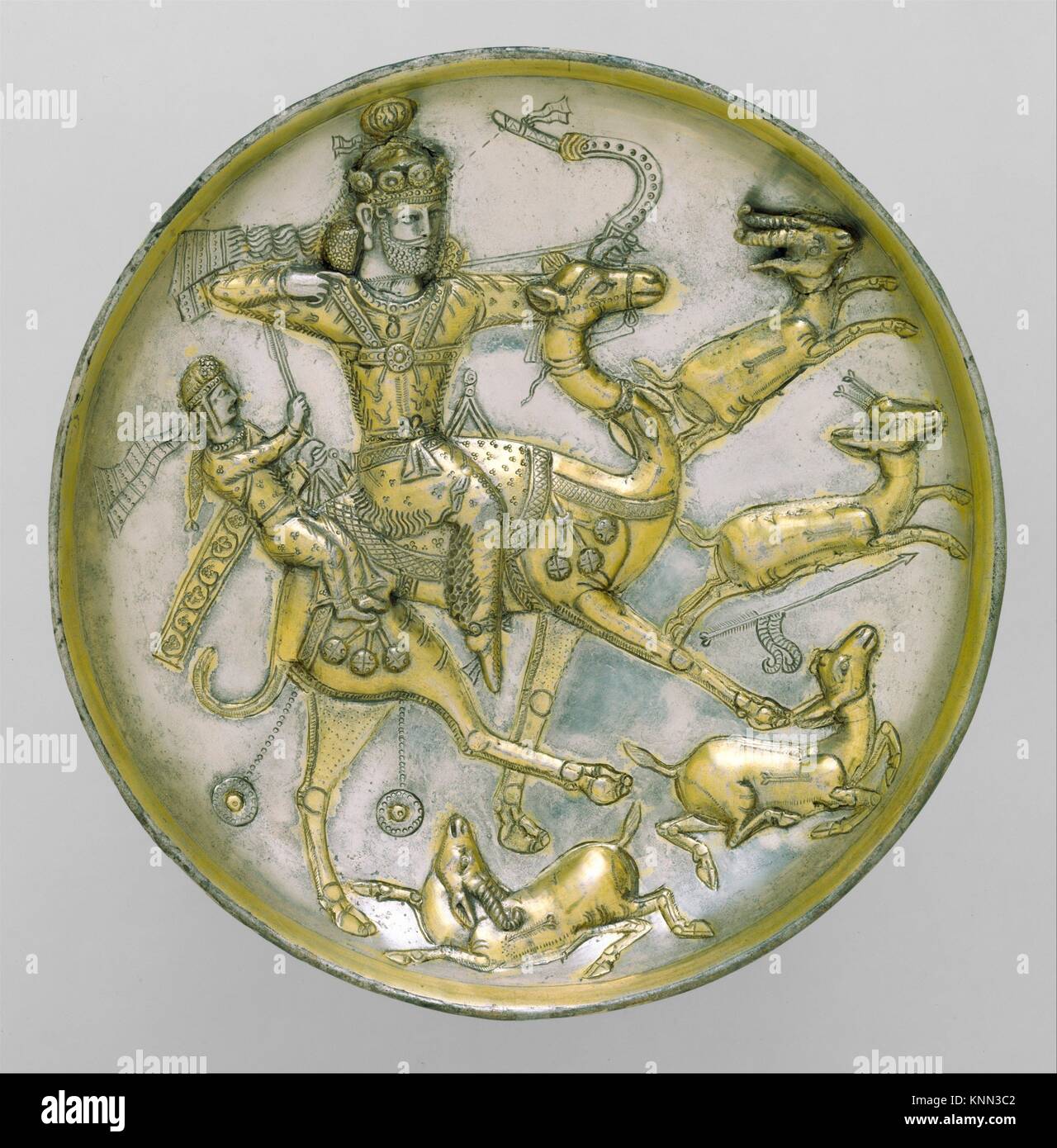 Silver Plate Iran Sasanian Period High Resolution Stock Photography and ...