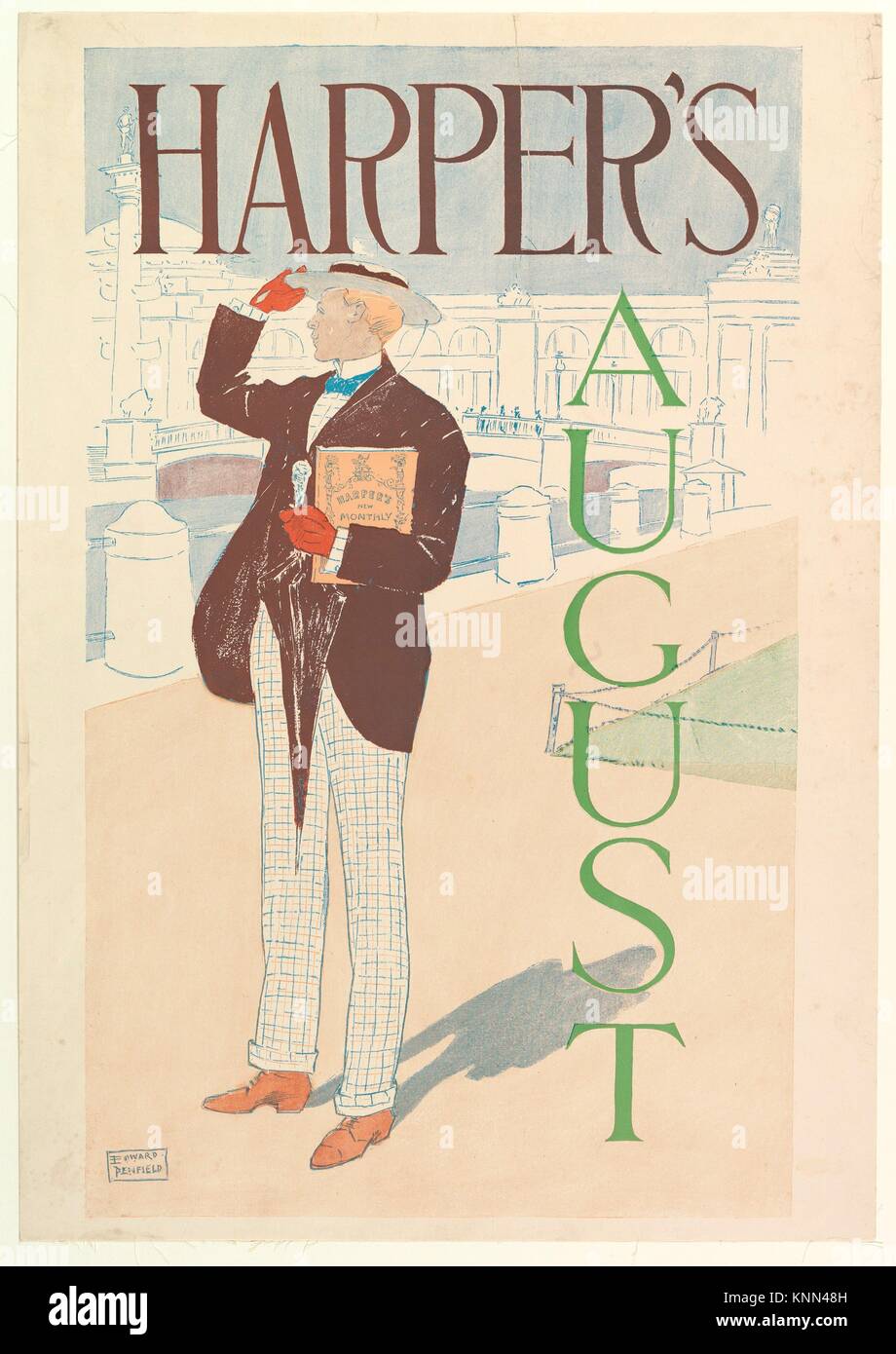 Harper´s, August. Artist: Edward Penfield (American, Brooklyn, New York ...