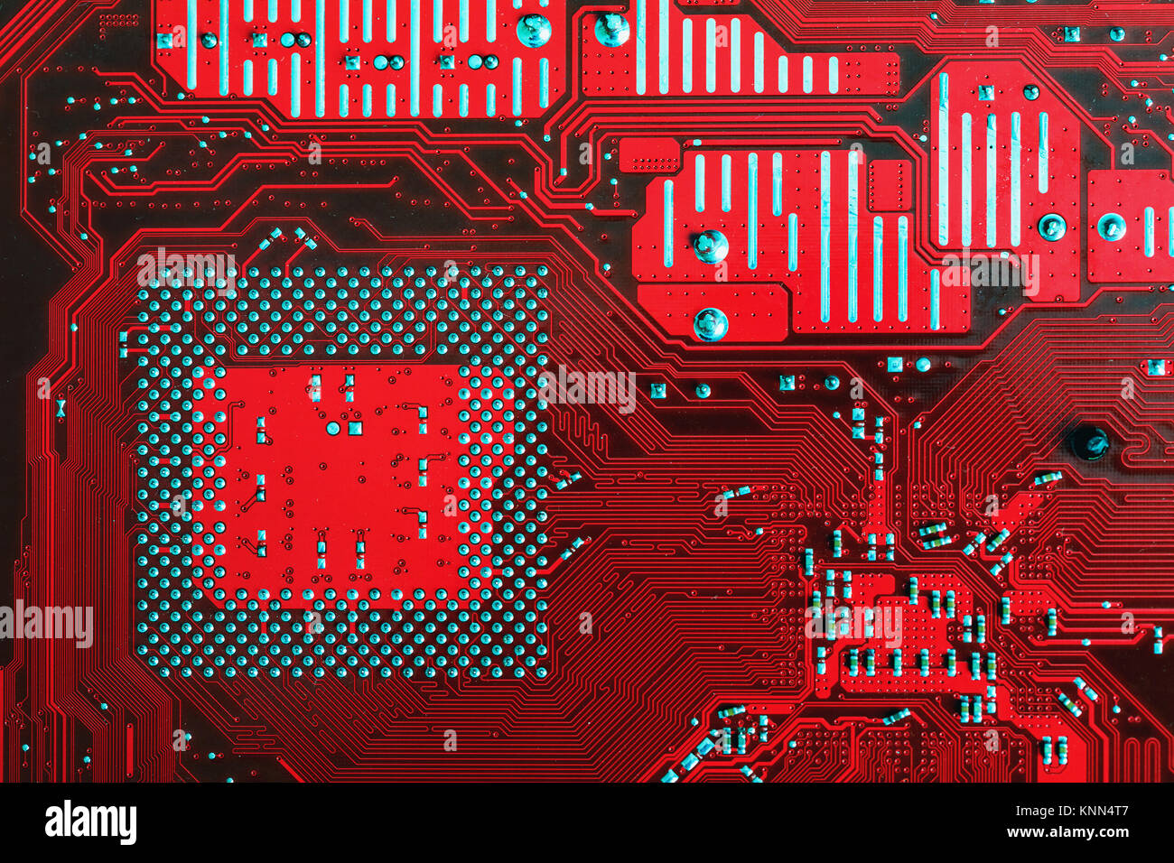 Red Circuit Board Wallpaper