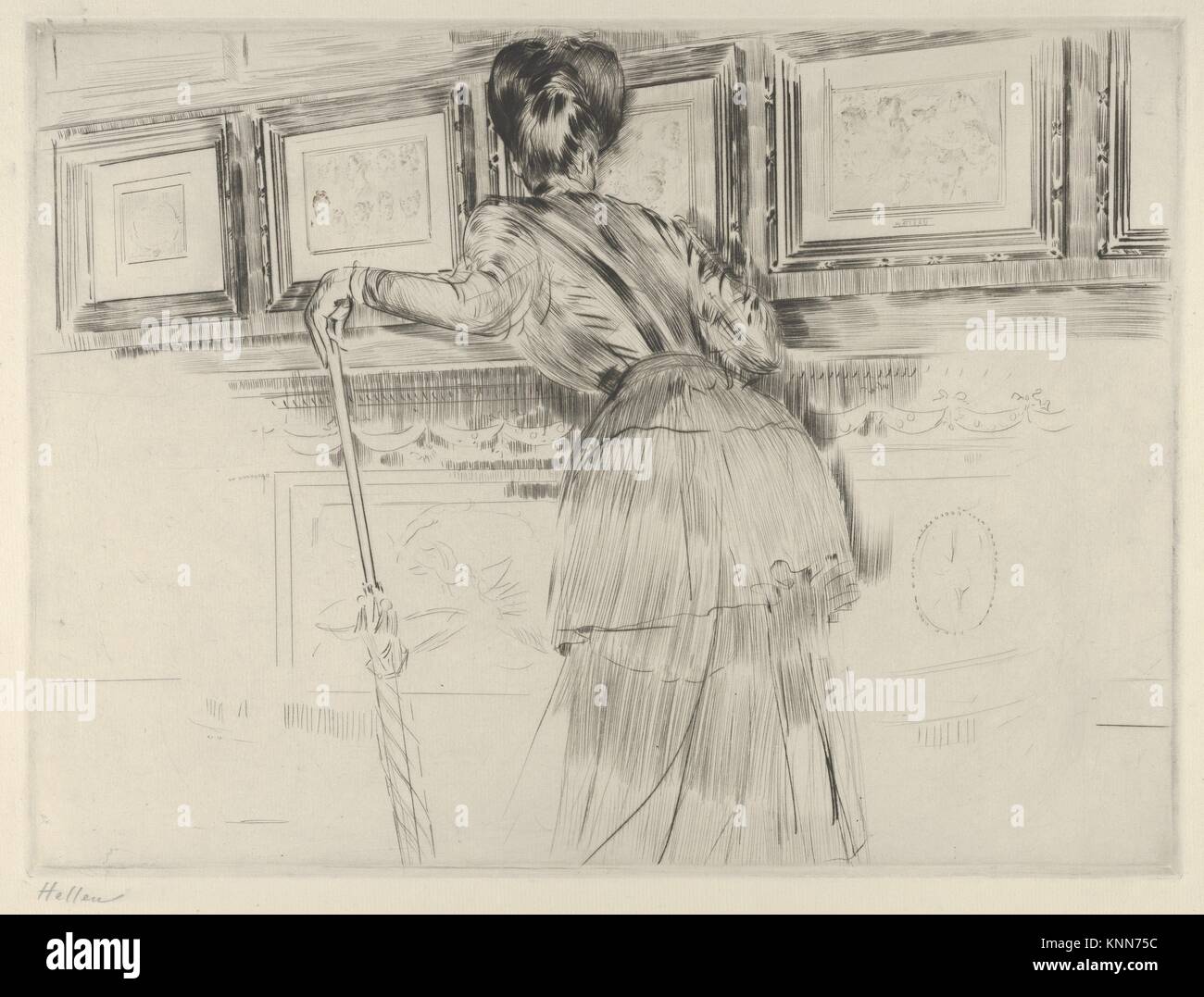 Louvre museum drawings hi-res stock photography and images - Alamy