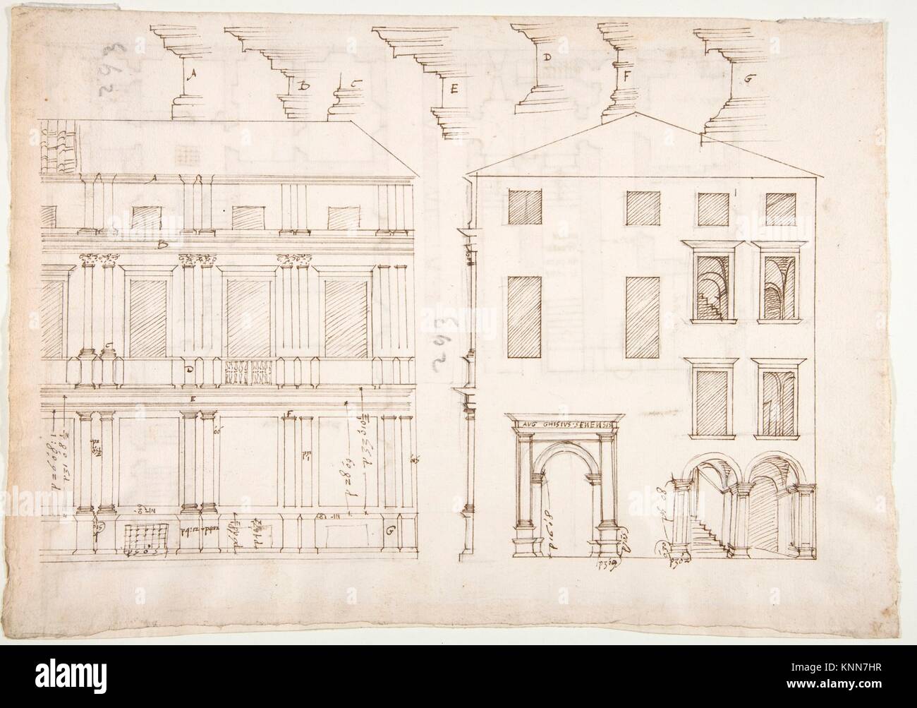Front elevation drawing hi-res stock photography and images - Alamy