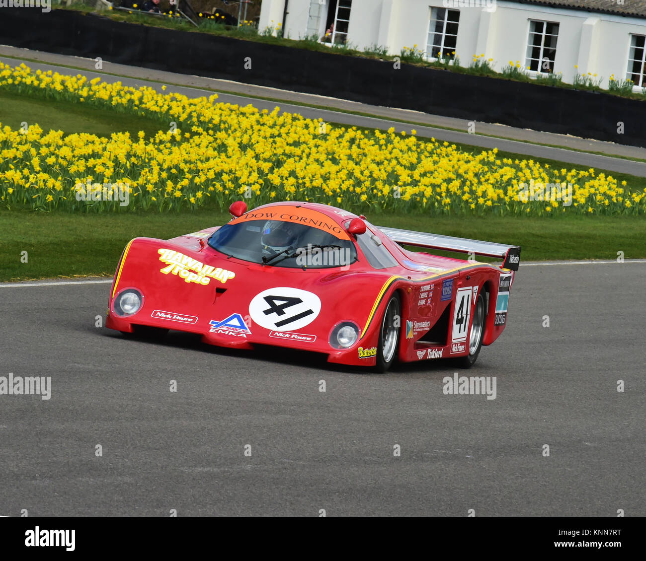 Richard Hope, EMKA Aston Martin C83, Group C, Goodwood 73rd MM March ...