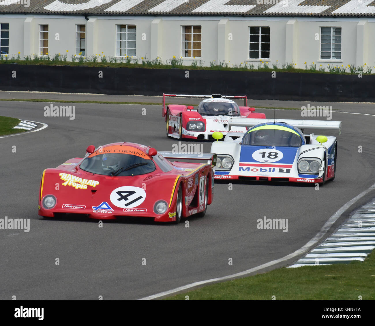 Richard Hope, EMKA Aston Martin C83, Robin Ward, Aston-Martin AMR1 ...