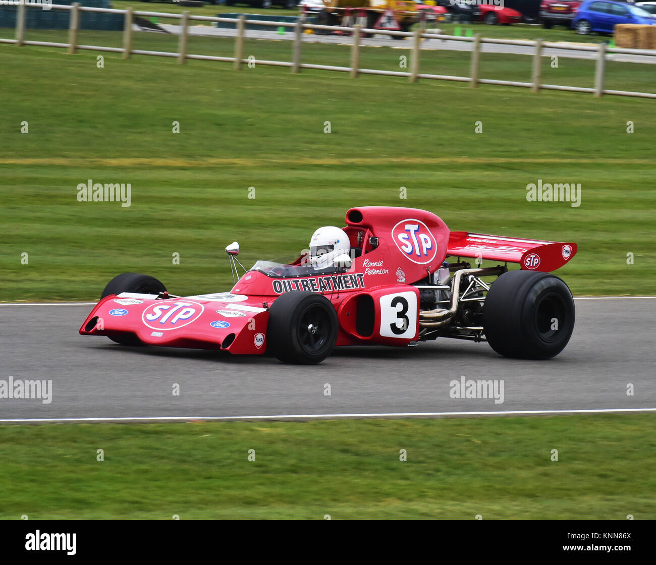 Magnus Ahlqvist, March-Cosworth 721X, High air box F1 Cars, Goodwood ...
