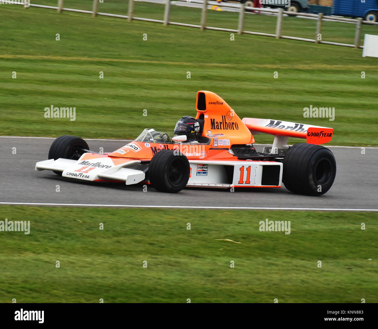 McLaren-Cosworth M23, High air box F1 Cars, Goodwood 73rd MM March 2015 ...