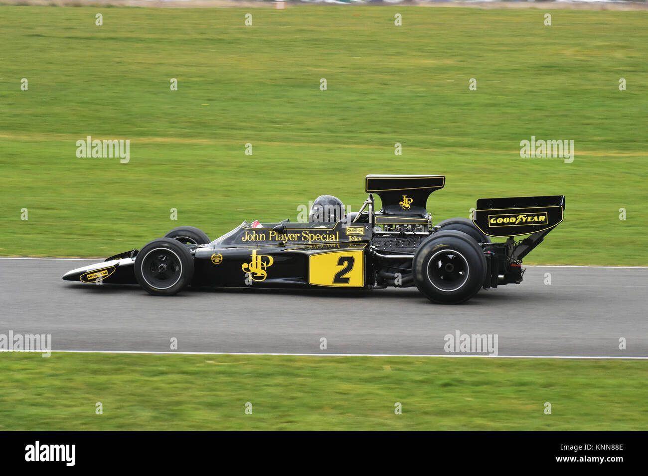 John Inglessis, Lotus-Cosworth 72, High air box F1 Cars, Goodwood 73rd ...