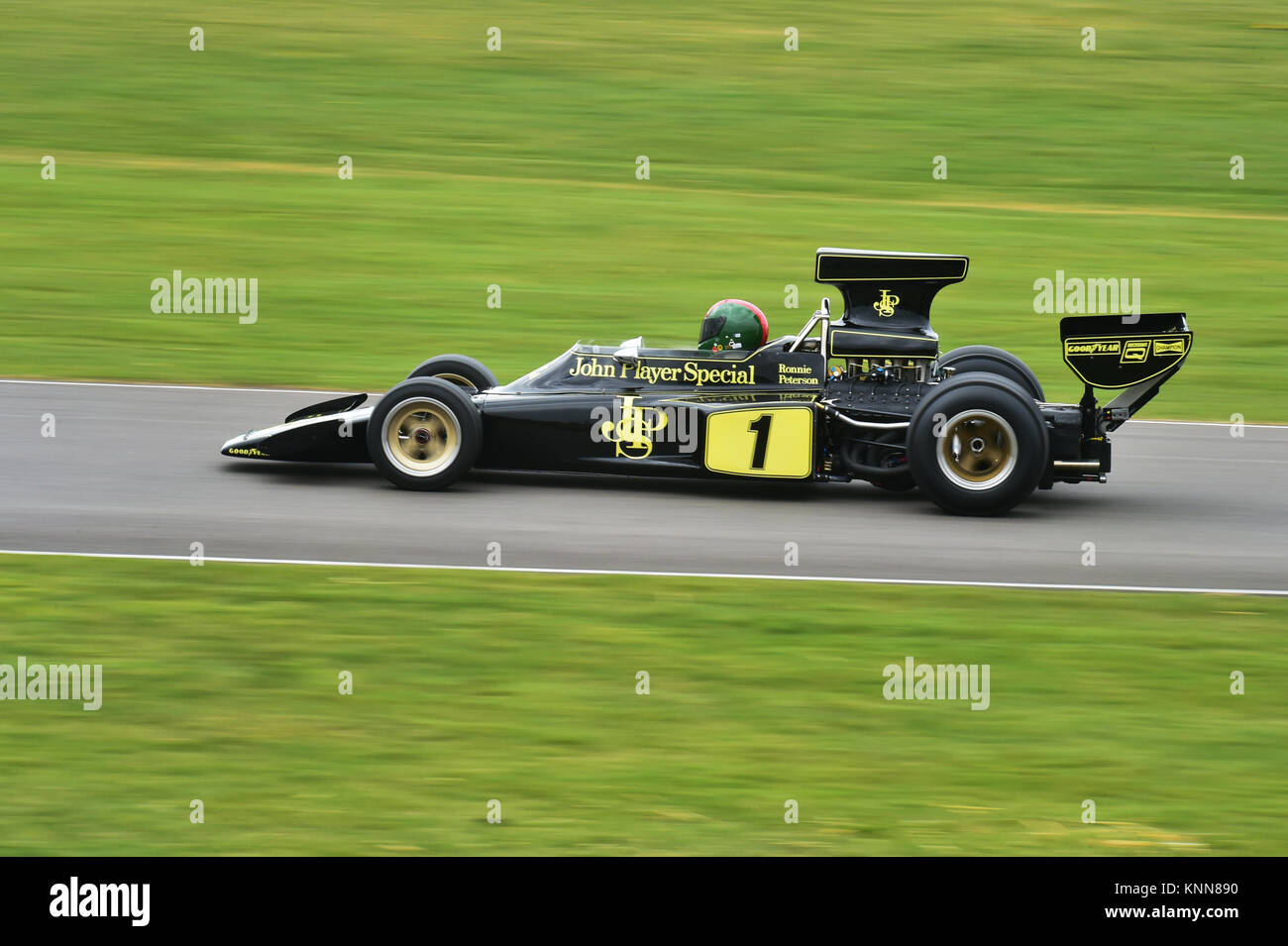 Lotus-Cosworth 72, High air box F1 Cars, Goodwood 73rd MM March 2015 ...