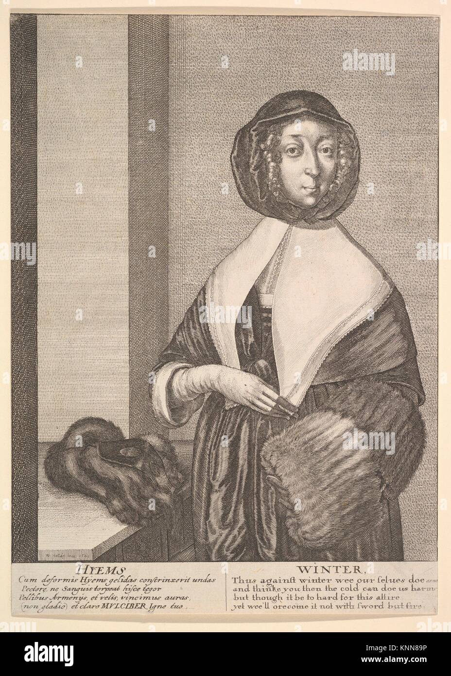 Hyems - Winter (Three-quarter-length seasons). Series/Portfolio: Three ...