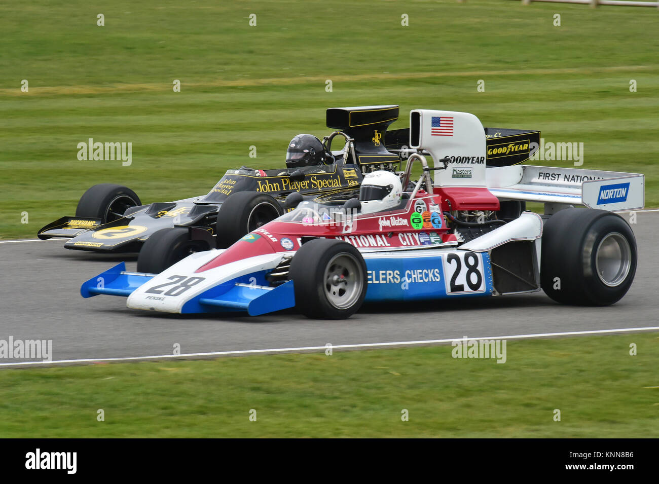 Chris Drake, Penske-Cosworth PC3, John Inglessis, Lotus-Cosworth 72 ...