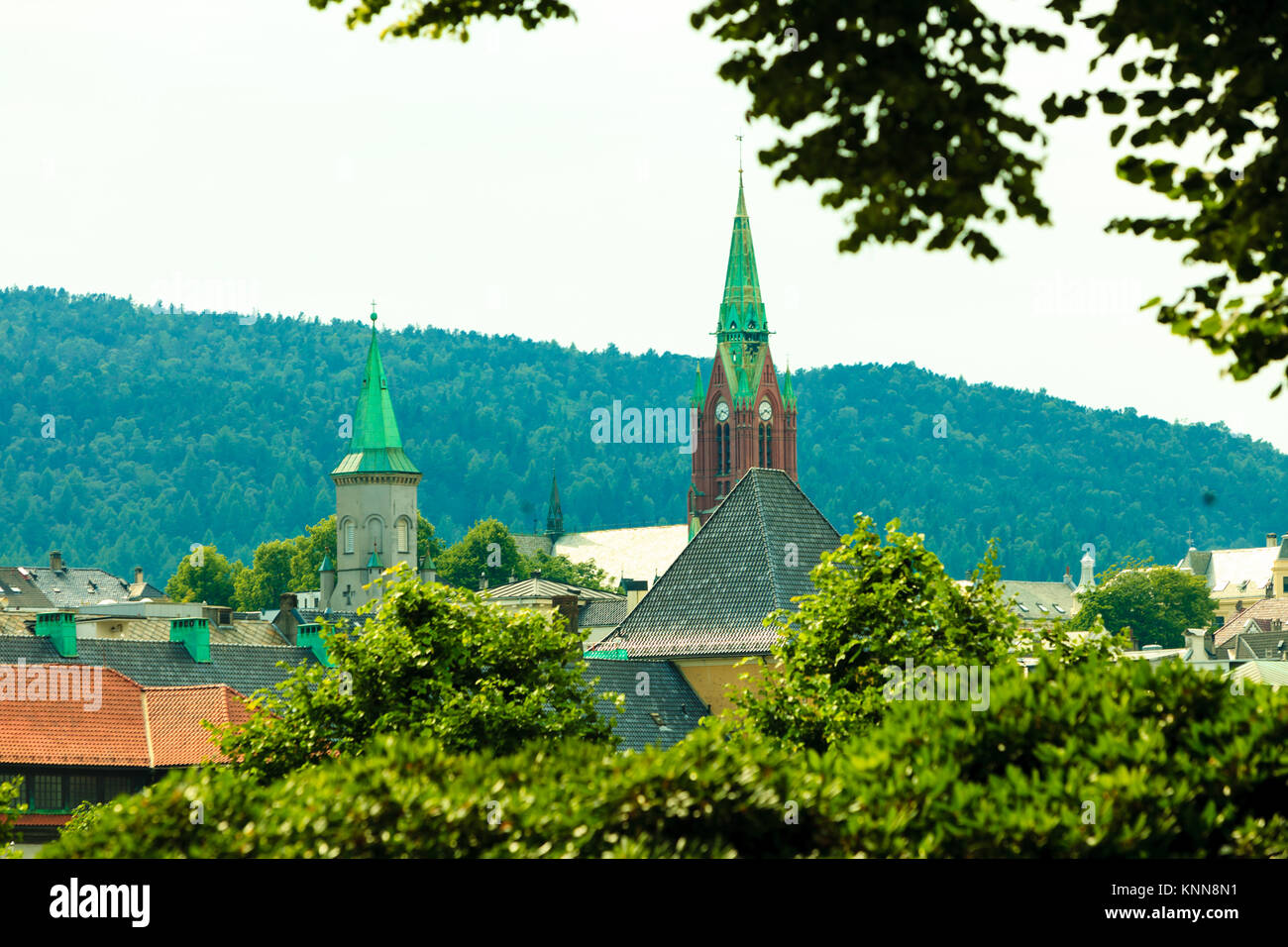 Bergen - gate to the fjord in Norway, Scandinavia Stock Photo - Alamy