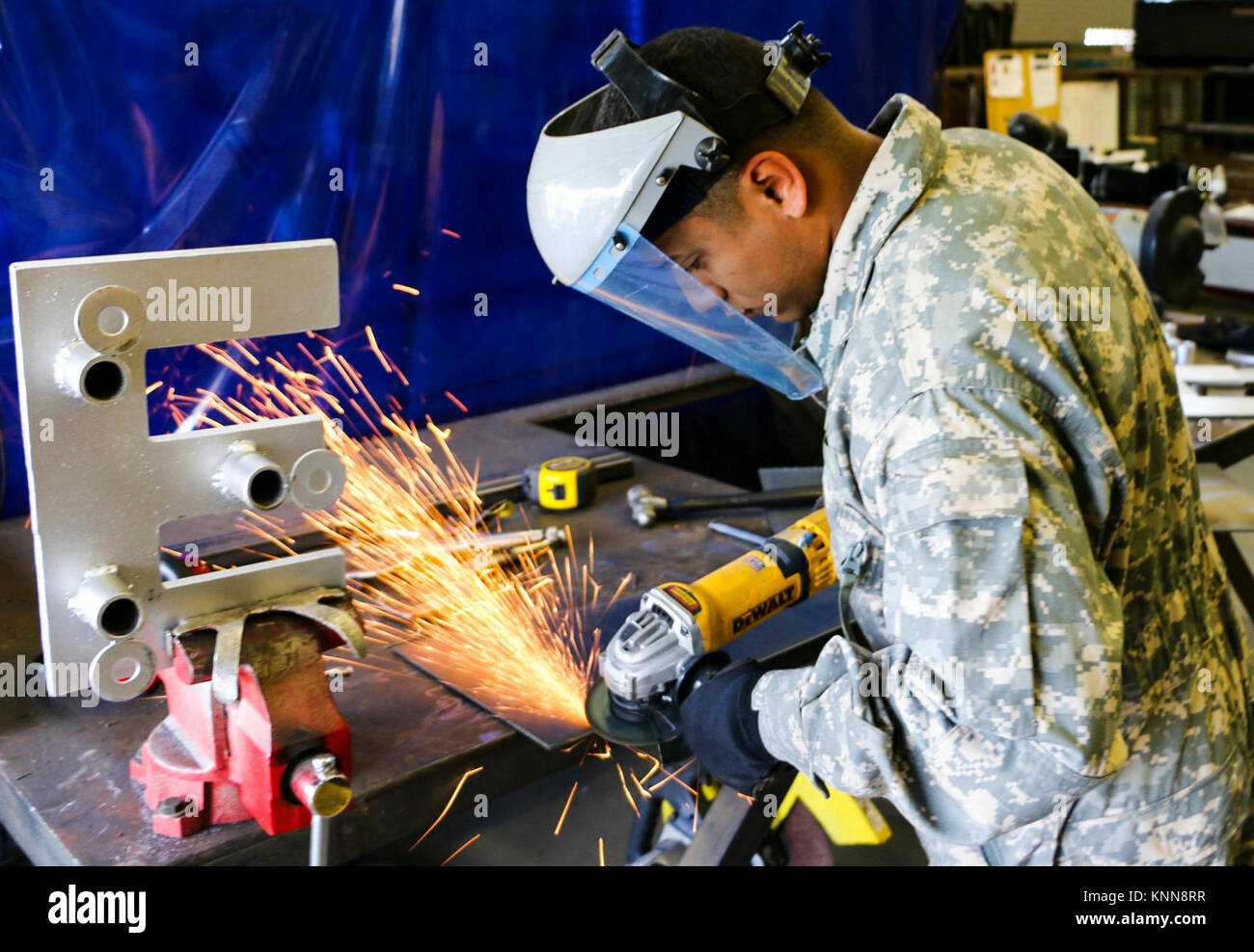 Sgt. Juan Serrano with Bravo Company, 703rd Brigade Support Battalion ...
