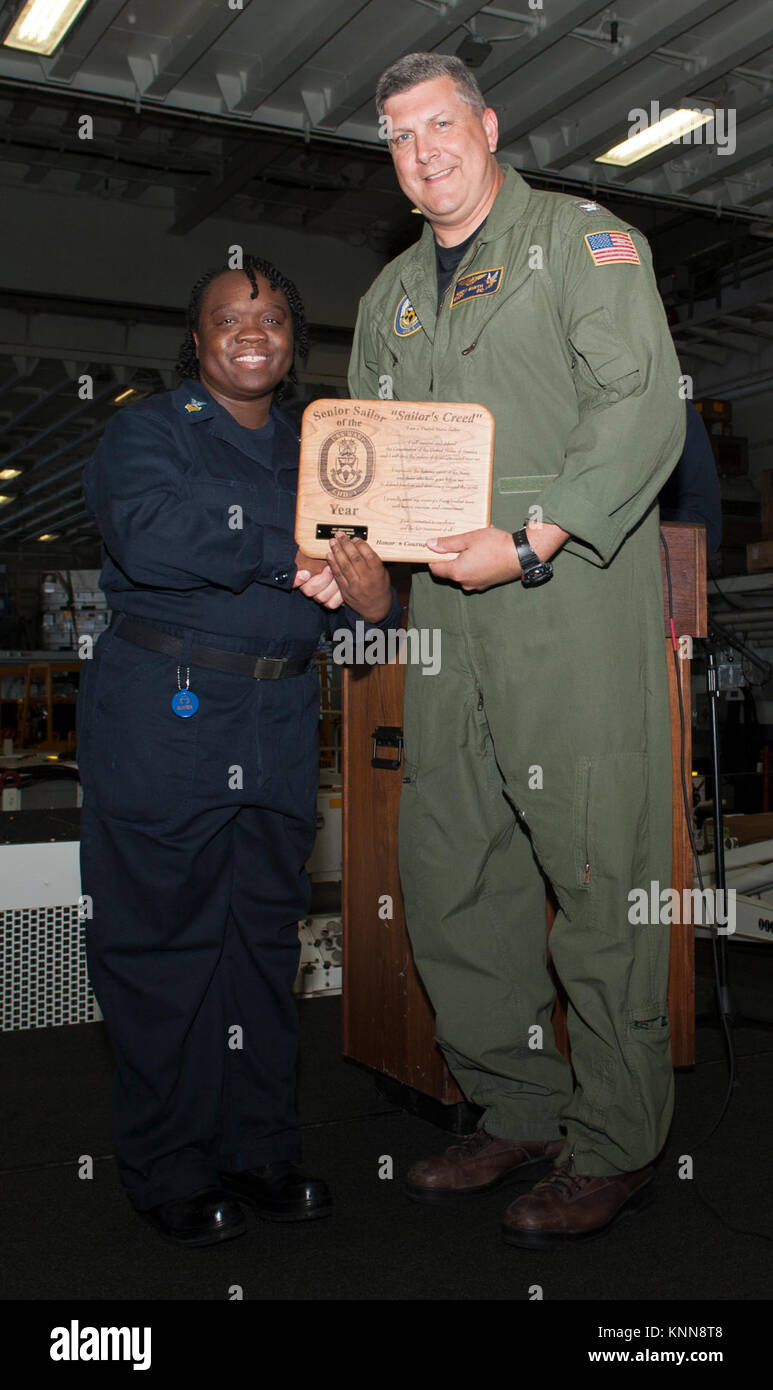 ATLANTIC OCEAN (Nov. 28, 2017) Commanding Officer Capt. Andrew Smith ...
