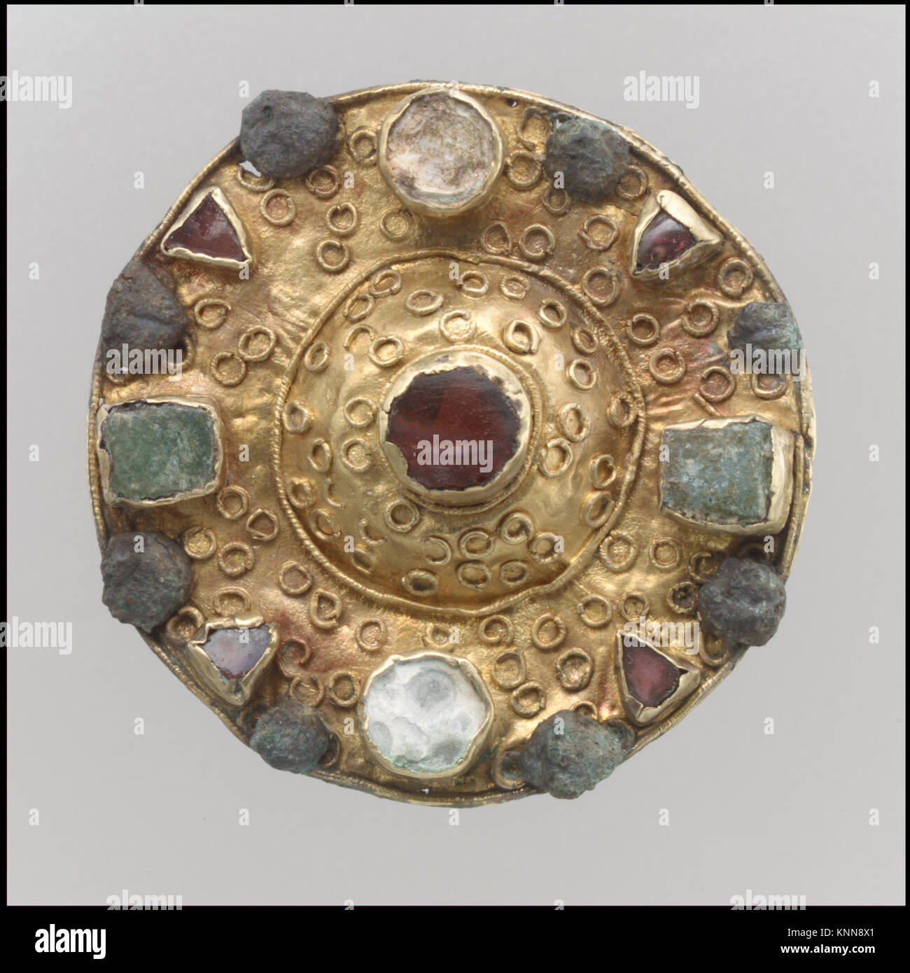 Disk Brooch MET dp30496 465825 Frankish, Disk Brooch, 7th century ...