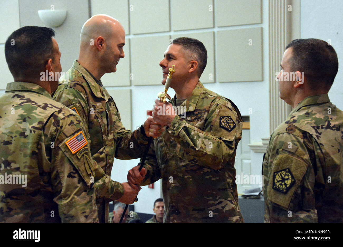 Col. Rhett R. Cox, the 704th Military Intelligence Brigade commander ...