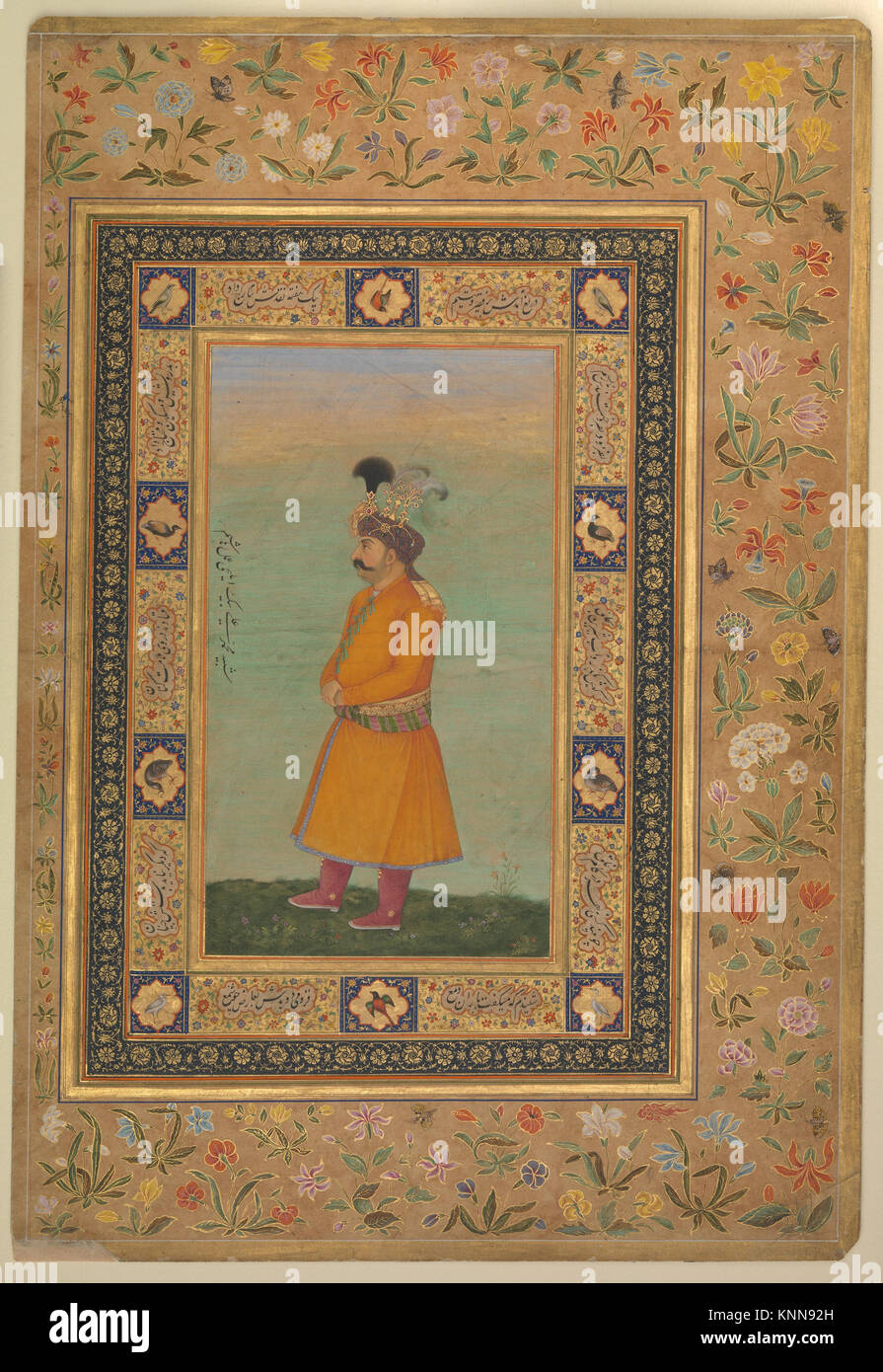 Portrait of Muhammad Ali Baig , Folio from the Shah Jahan Album MET ...