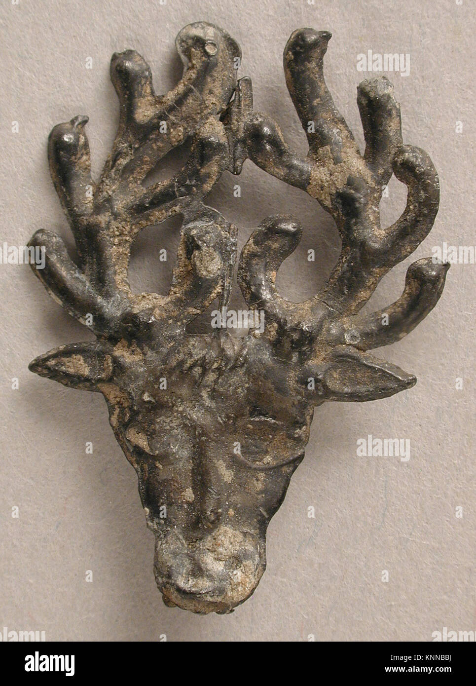 A metal badge featuring the hart emblem of Richard II, representing ...