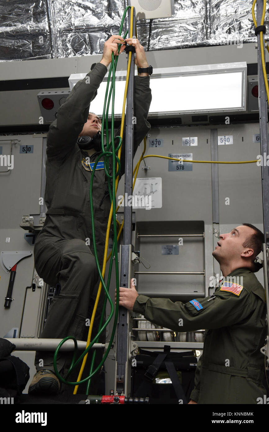 Senior Airman Matthew Nylen, (left) an aeromedical evacuation squadron ...