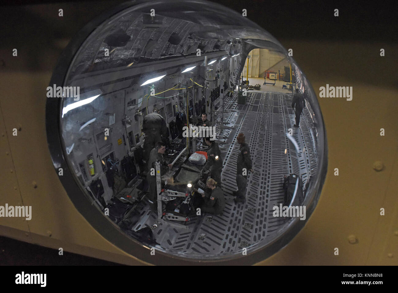 Aeromedical evacuation students at the 375th Operations Group ...