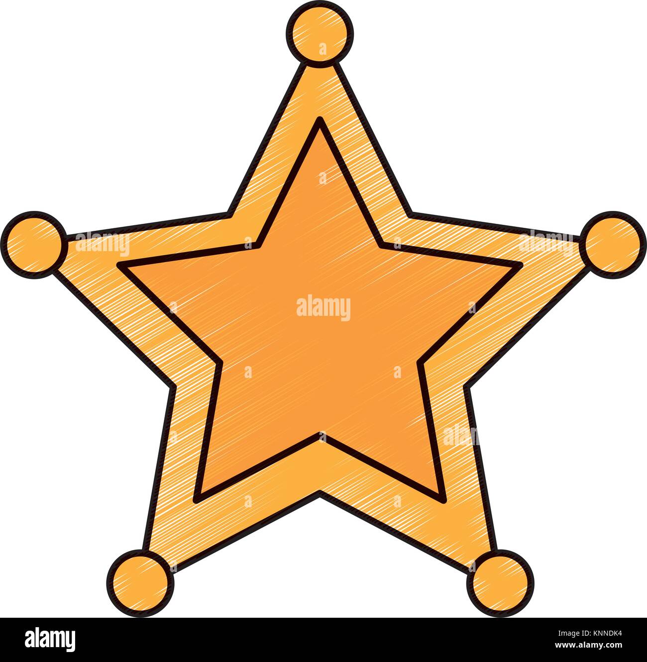 star sheriff police insignia authority icon Stock Vector Image & Art ...