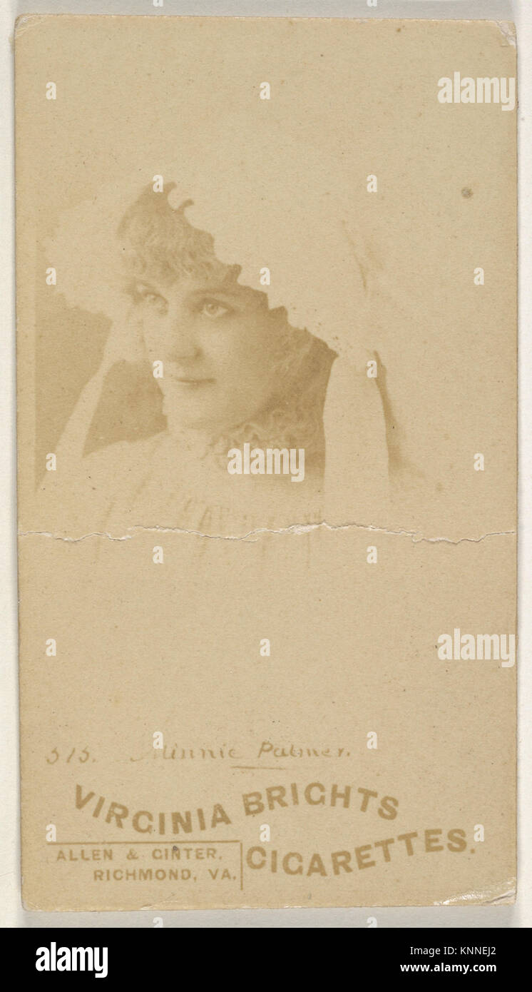 Card 515, Minnie Palmer, from the Actors and Actresses series (N45 ...