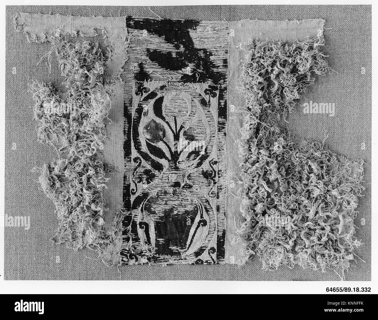 Fragment with a Band of Baskets and Plants and a Loop Pile MET 64655 ...