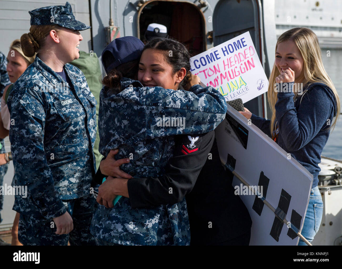 SAN DIEGO (Dec. 05, 2017) Fire Controlman 2nd Class Celina Chavez is ...