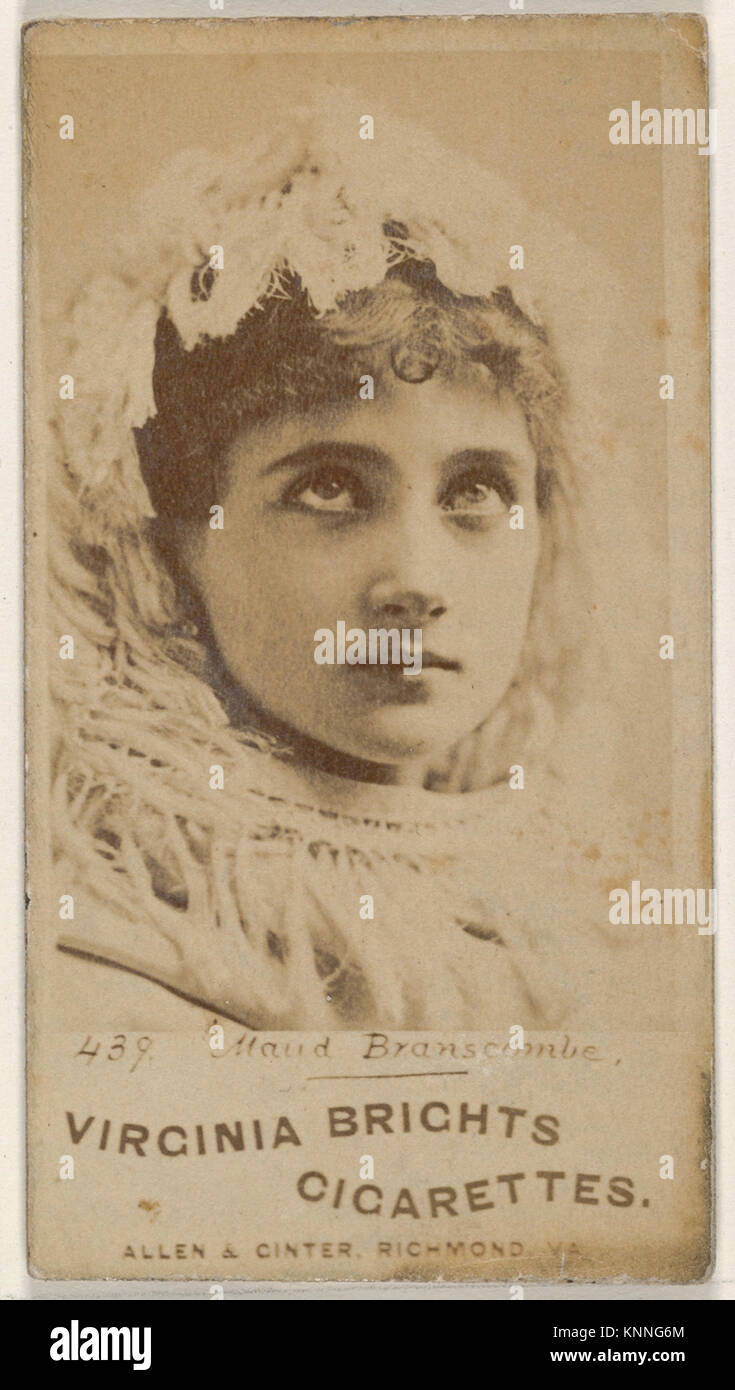 Card 439, Maud Branscombe, from the Actors and Actresses series (N45 ...