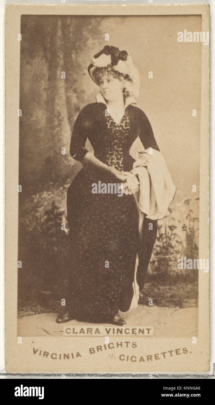 Clara Vincent, from the Actors and Actresses series (N45, Type 1) for ...