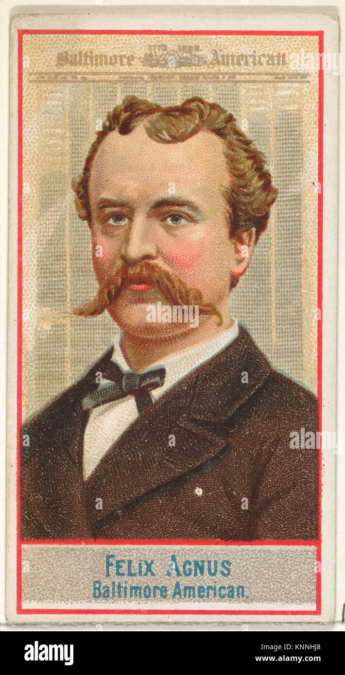 Felix Agnus, Baltimore American, from the American Editors series (N1 ...