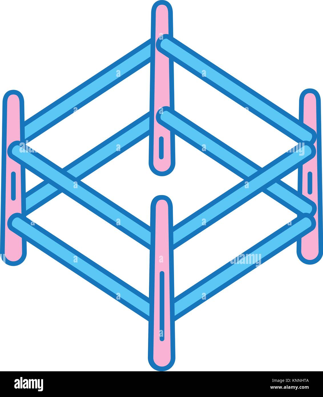 wooden corral isolated icon vector illustration design Stock Vector ...