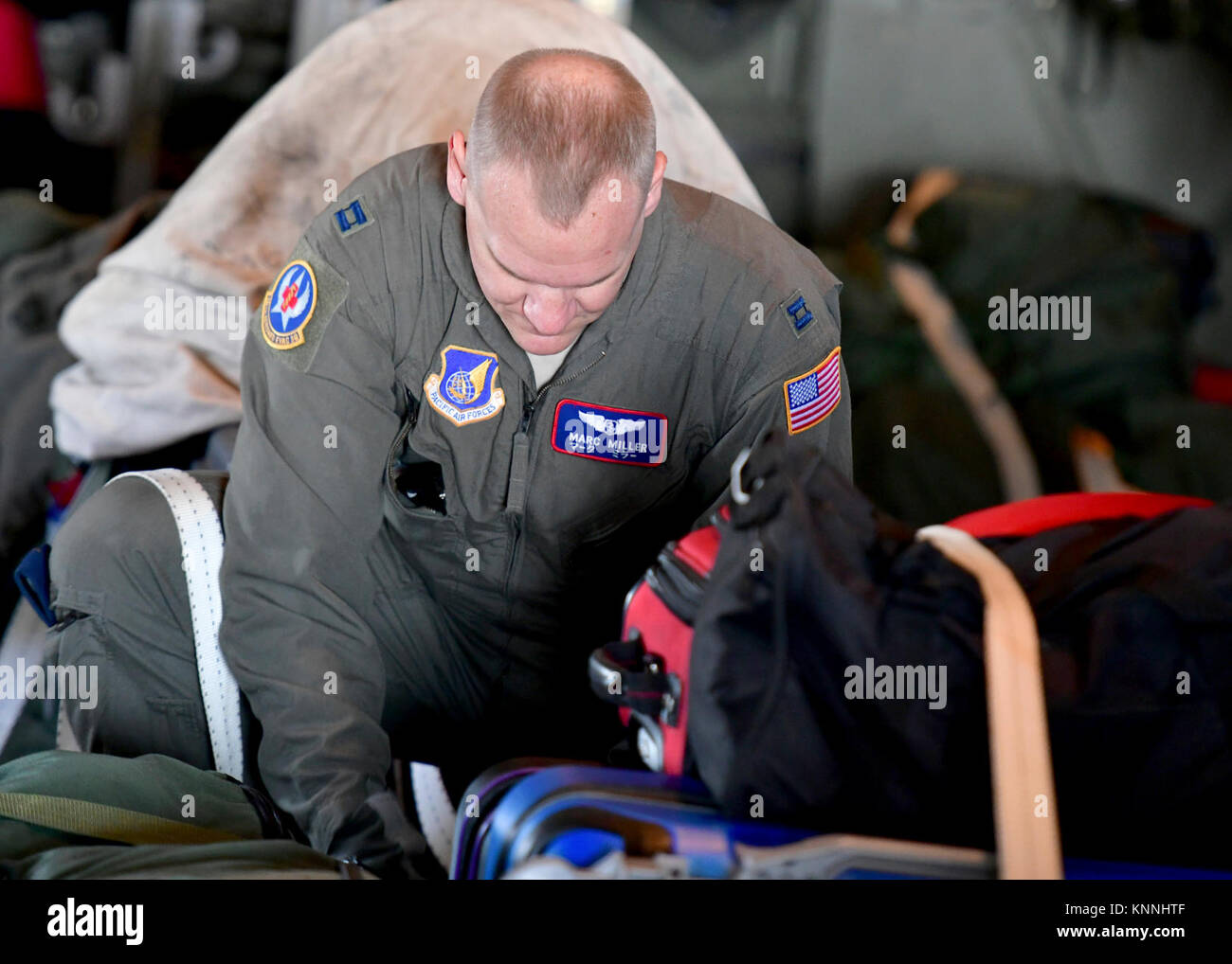U.S. Air Force Capt. Marc Miller, 18th Aerospace Medicine Squadron ...