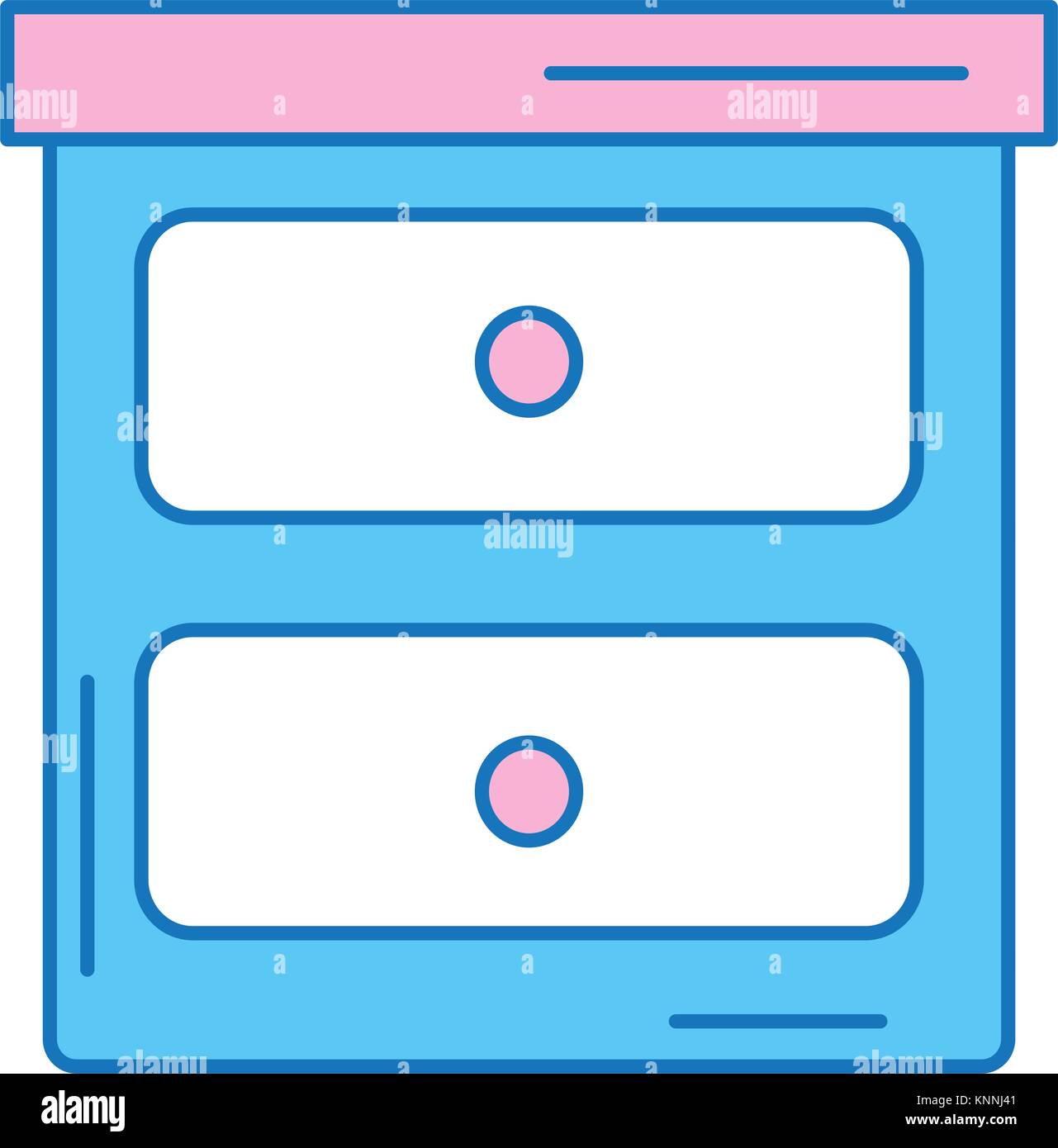 bedroom drawer isolated icon vector illustration design Stock Vector ...