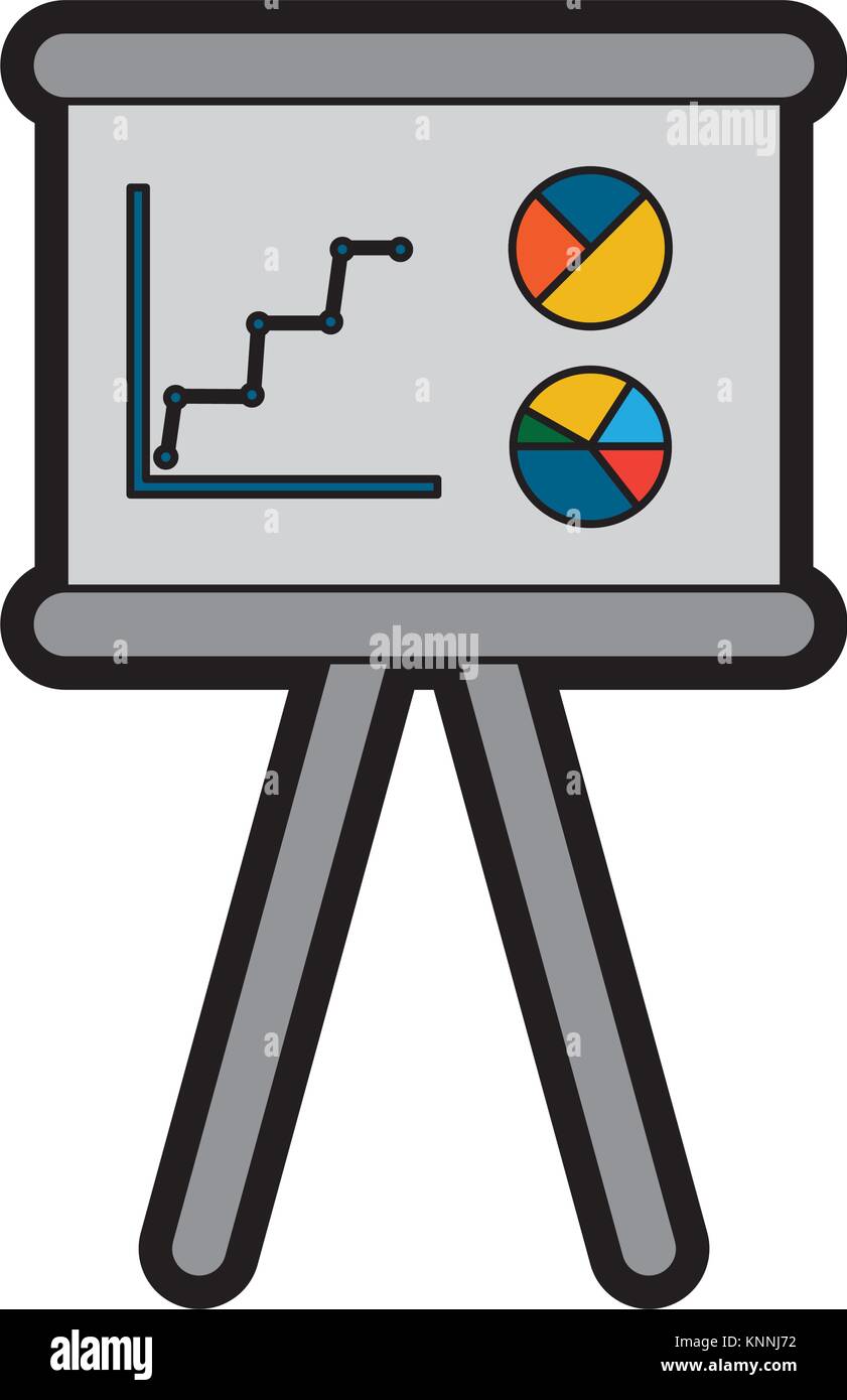 business board presentation graphs statistics Stock Vector Image & Art ...