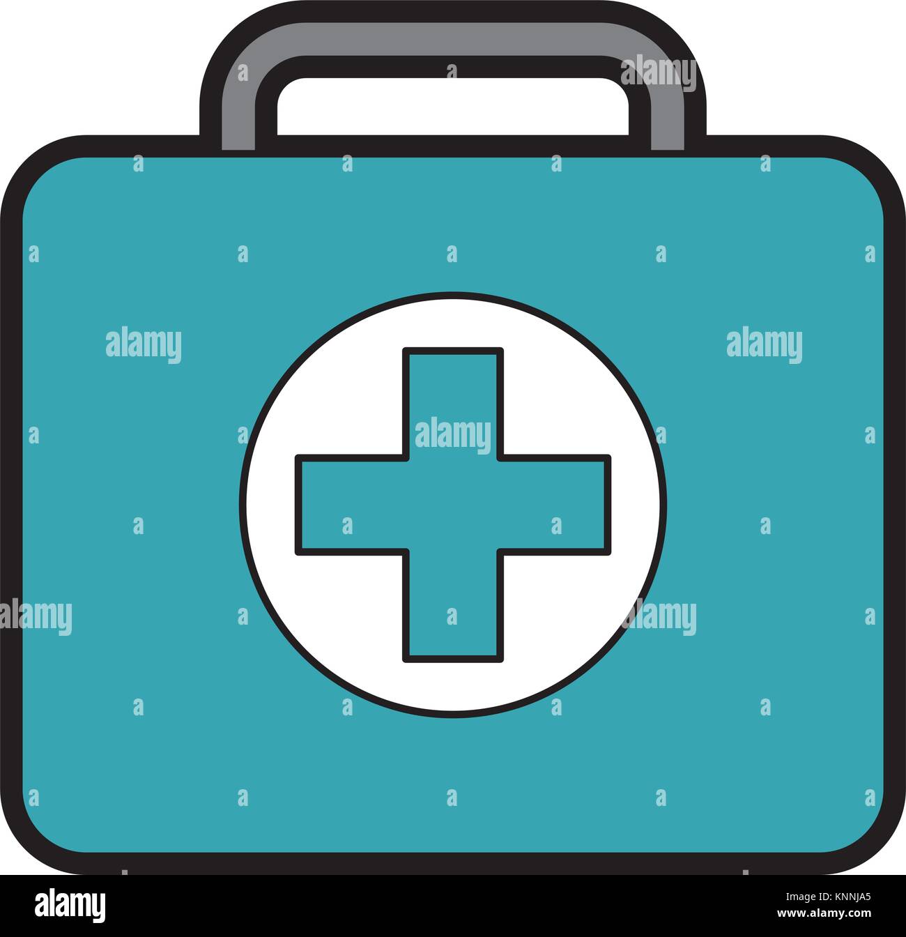medical kit first aid emergency case Stock Vector Image & Art - Alamy