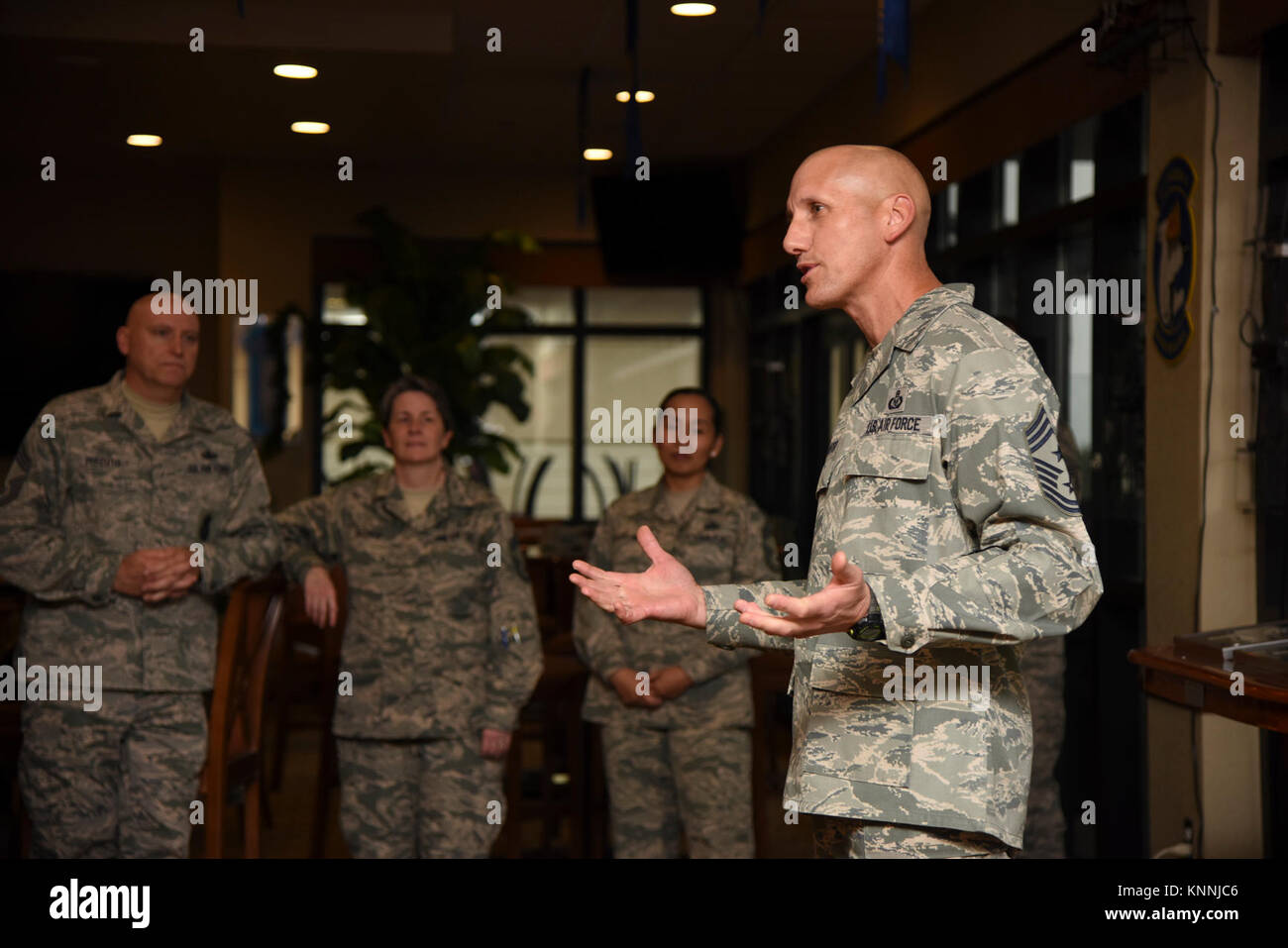 Chief Master Sgt. Kenneth Carter, Jr., 81st Training Wing command chief ...