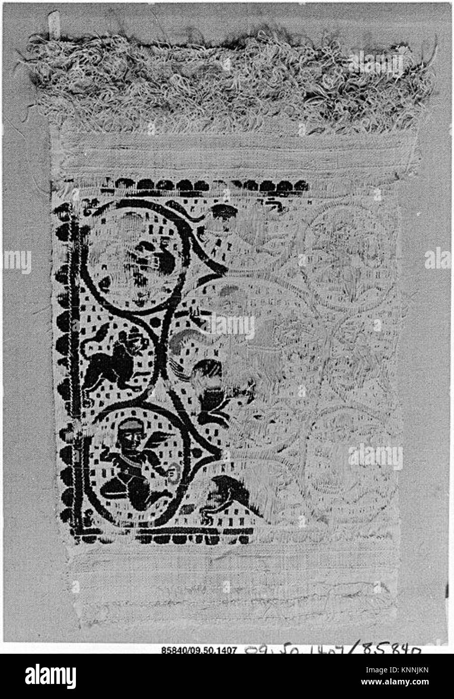 A fragment of an ancient artifact from the MET, catalog numbers 85840 ...