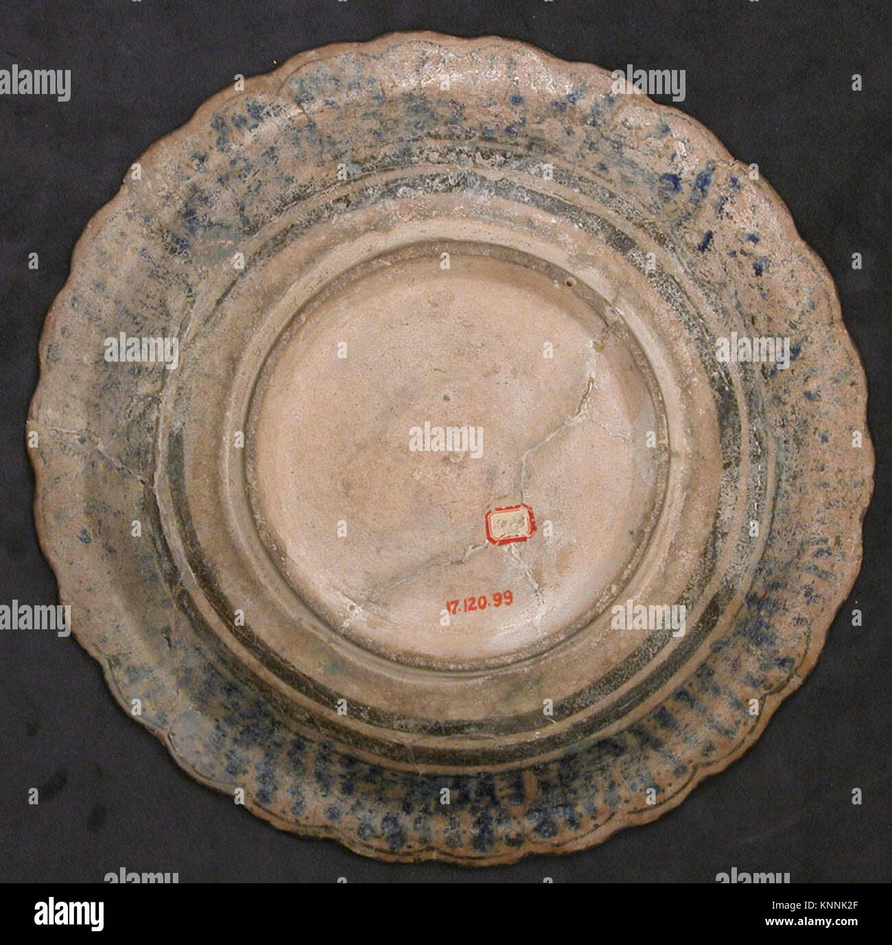 A photograph of a dish, showing a shallow vessel used historically for ...