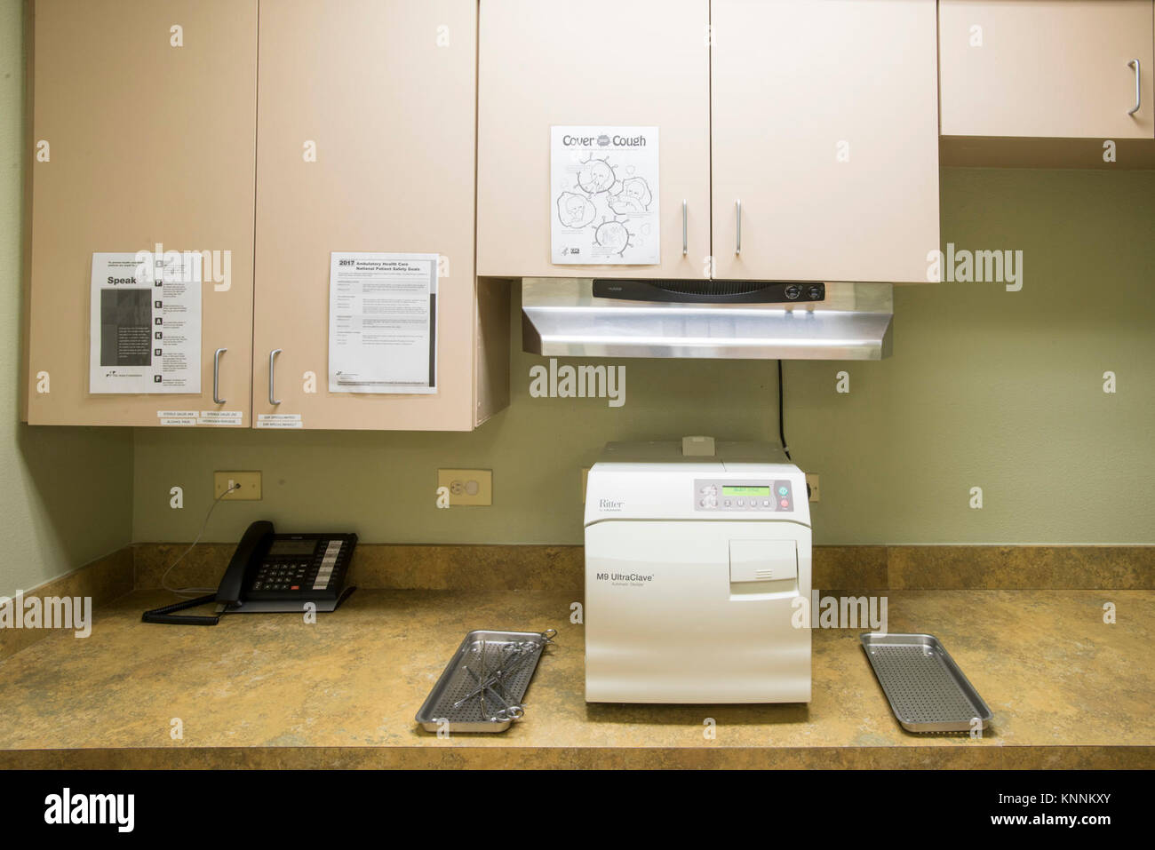New walls makes room for a walk-through autoclave room that adjoins the ...