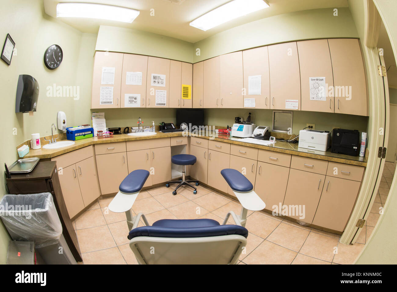 The Lytle Community Health Center lab room is used to collect specimens ...
