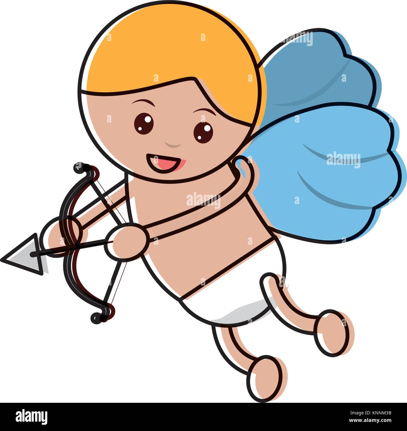 love cupid angel fly bow arrow romantic Stock Vector Image & Art - Alamy