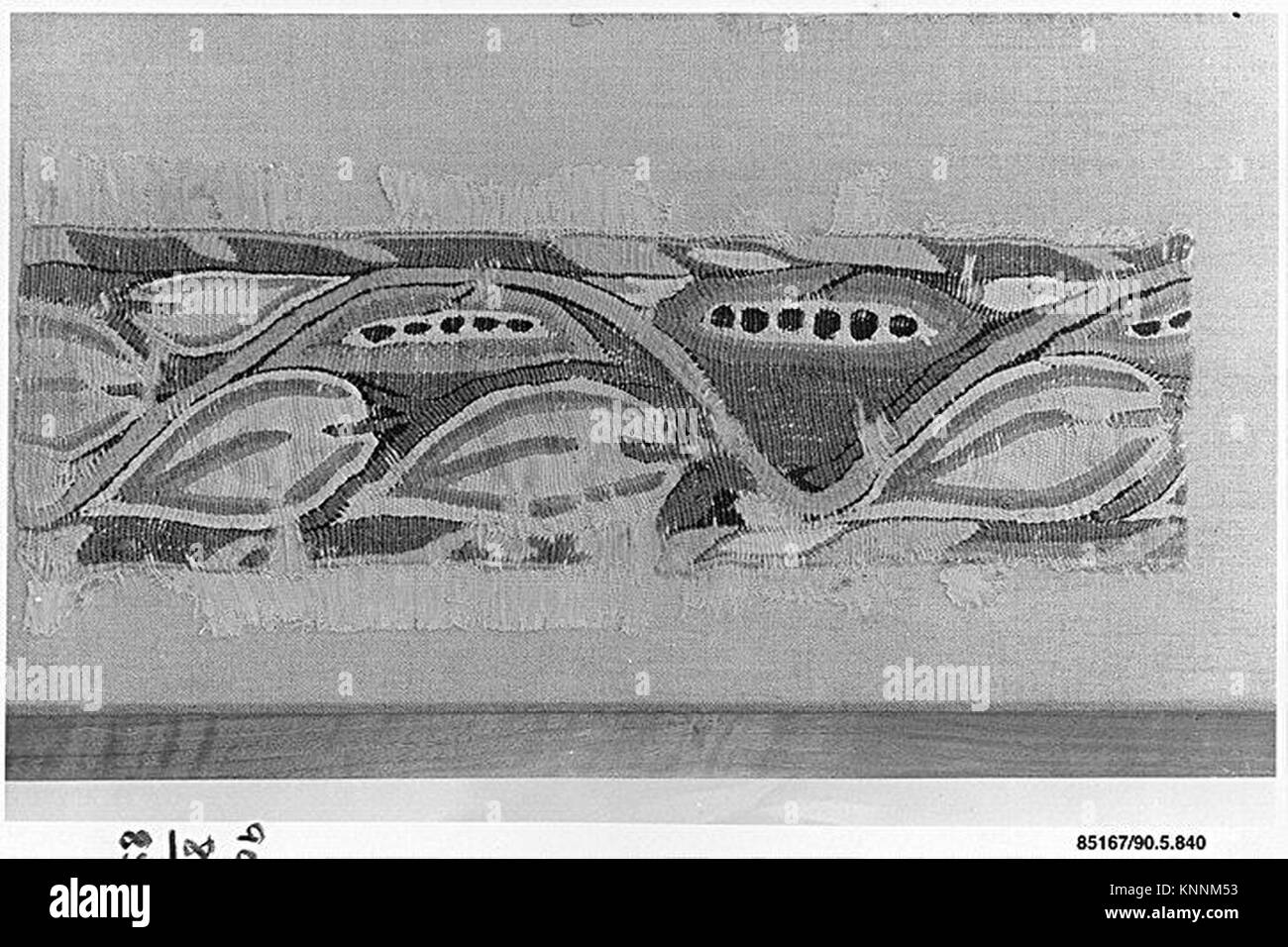 Fragments of a Hanging with a Lotus-Motif Band MET sf85167 444319 Stock ...