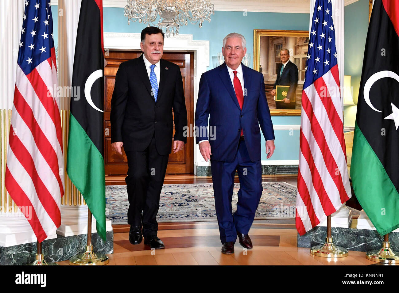 Secretary Tillerson and Libyan Prime Minister Fayez al-Sarraj Prepare ...